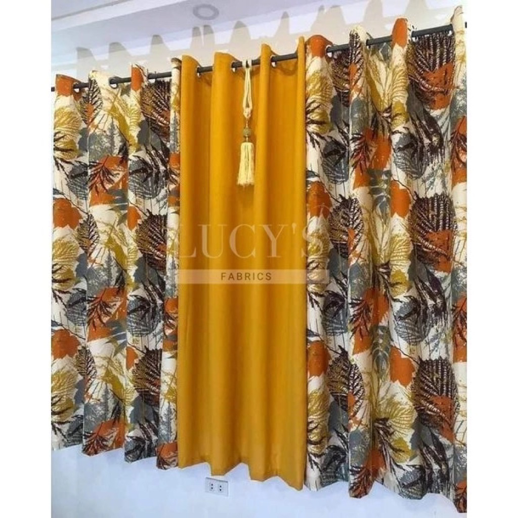 Elegant Cardivines Ring Curtains - 3in1 set | Shopee Philippines