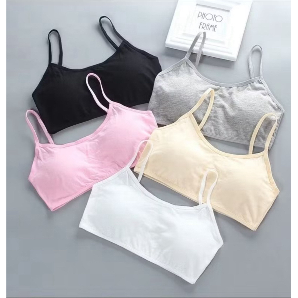 Baby Bra For Teens Girls soft Stretchable Cotton 8-14years | Shopee ...
