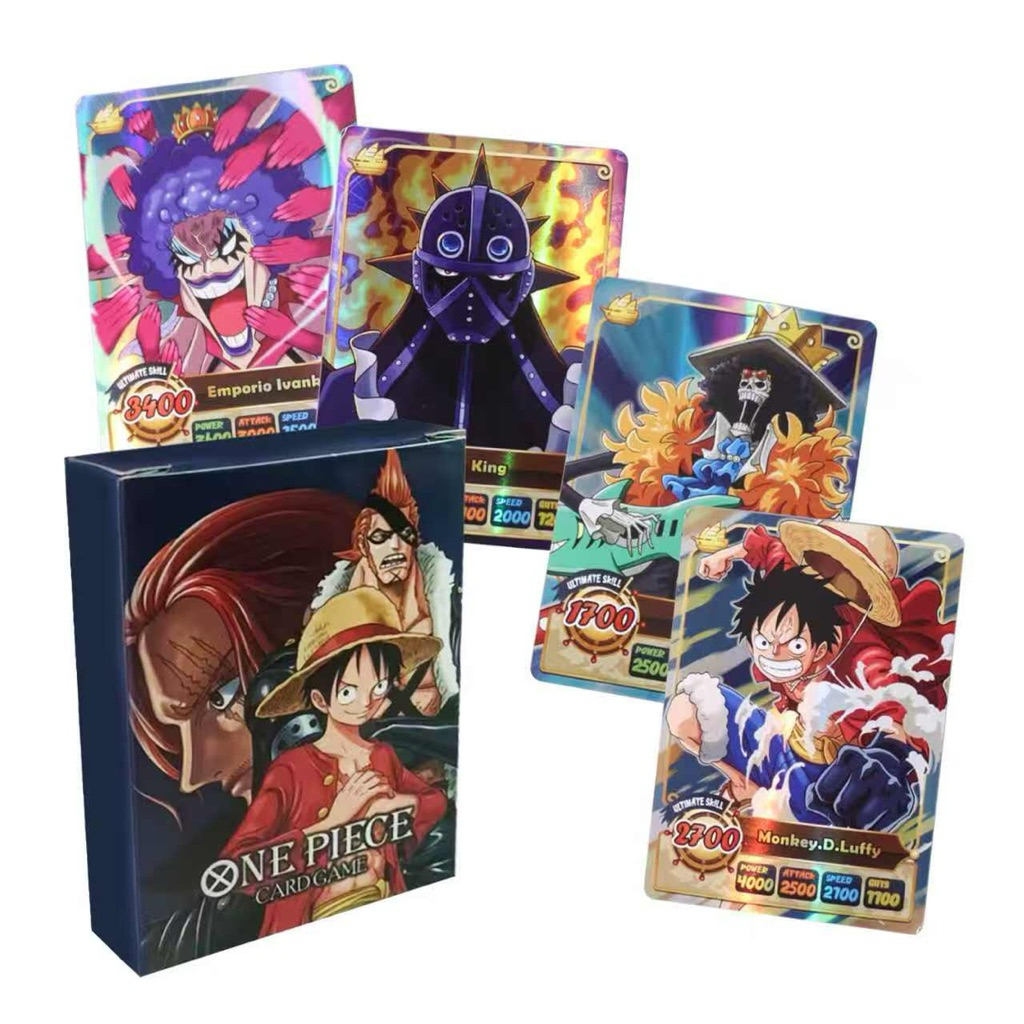 50pcs Anime Trading Cards Set – Naruto / One Piece / Dragon Ball | SR ...