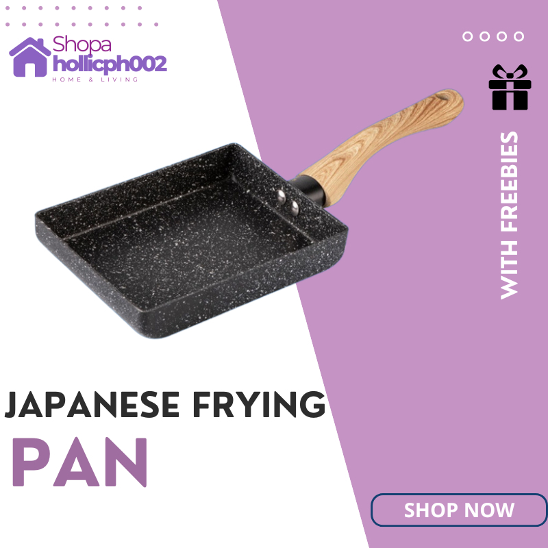 Non-Stick Tamagoyaki Japanese Omelette Pan Rectangle Frying Pan with ...