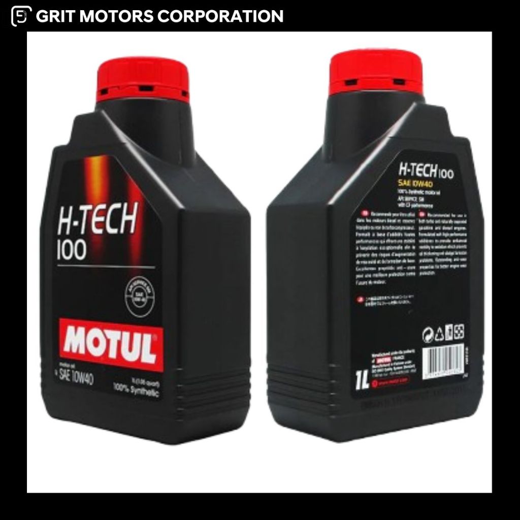 MOTUL H-TECH 100 PLUS 10W40 1 Liter | Shopee Philippines