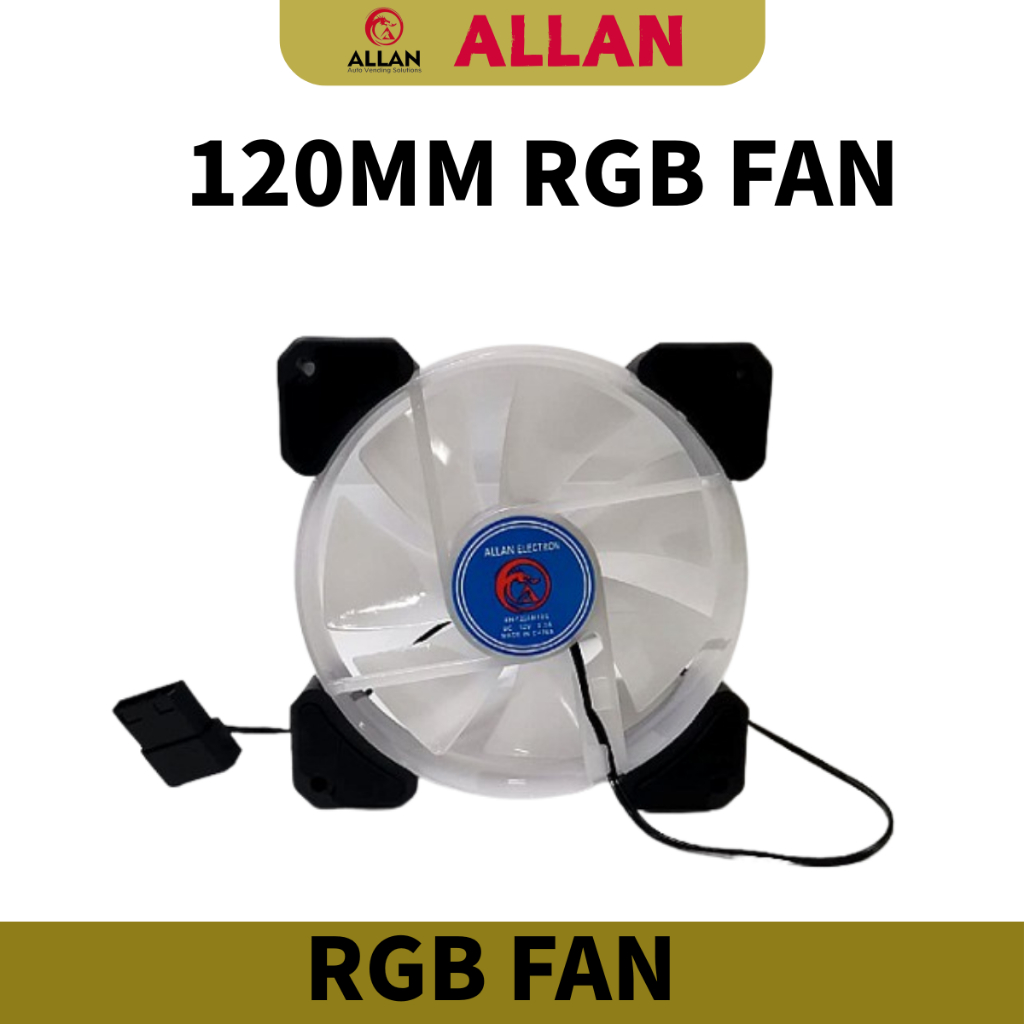 Allan 120MM LED RGB Round Computer Case Cooling Fan Radiator Pisowifi ...