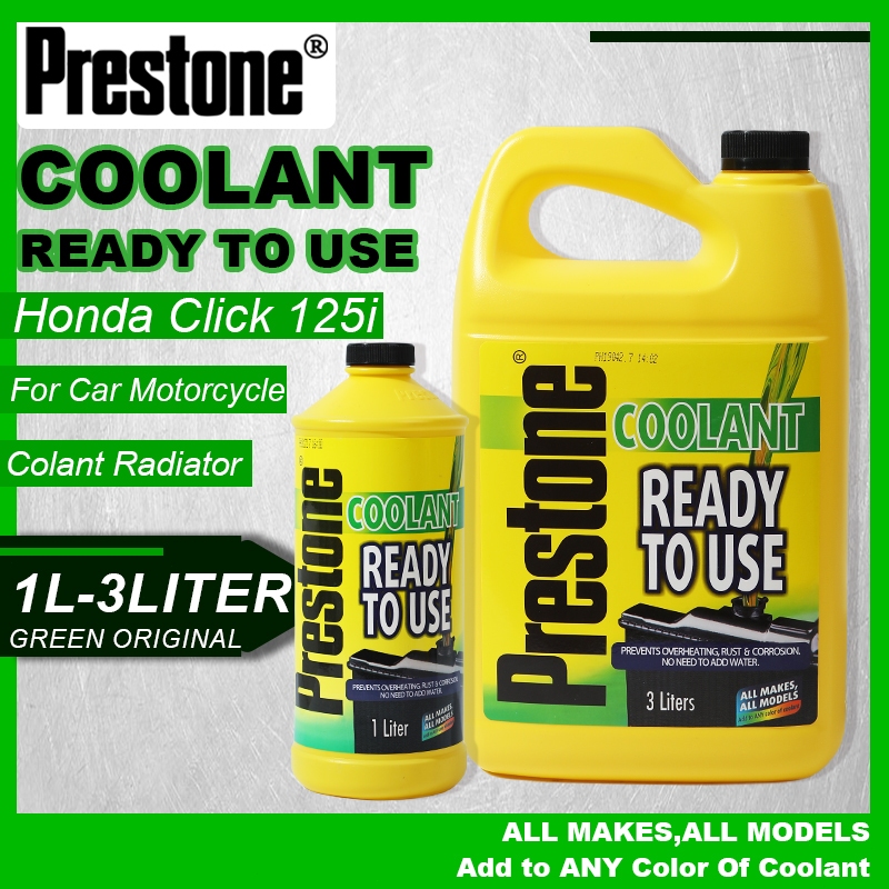 Prestone Coolant Ready to use 1L-3L For Honda Click 125i 150 fi ...