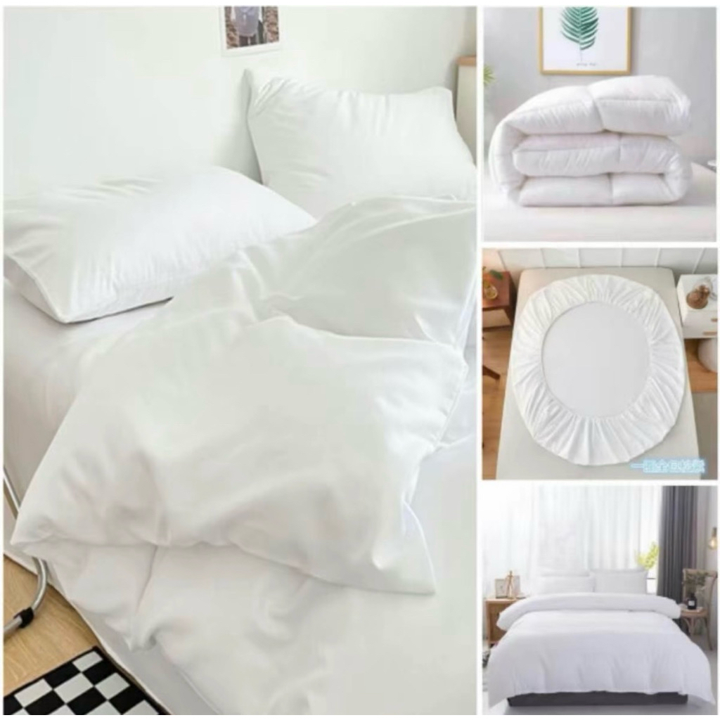 Janie Home (COD) 5in1 With Comforter flowers Garterized bedsheet single ...