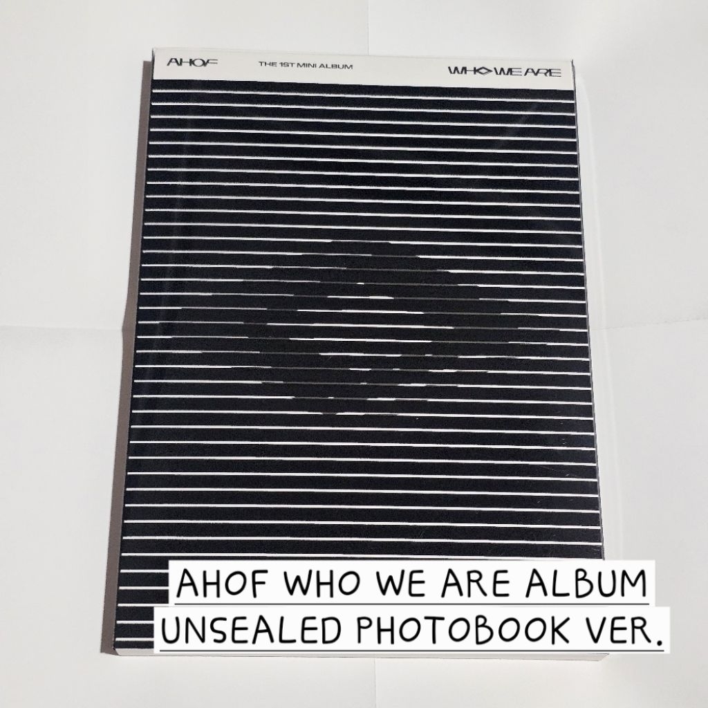AHOF WHO WE ARE PHOTOBOOK VERSION ALBUM OFFICIAL PHOTOCARDS | Shopee ...
