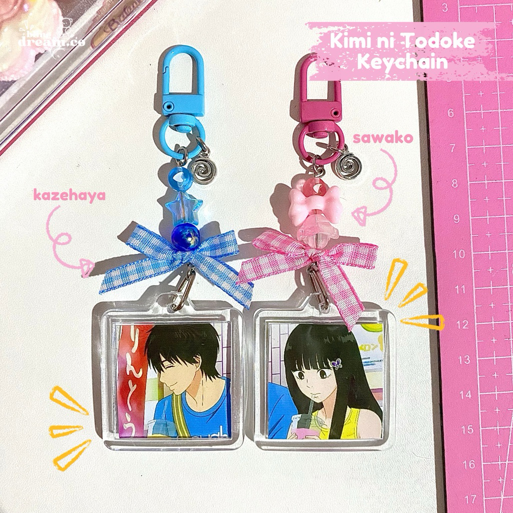Handmade Kimi ni Todoke Sawako & Kazehaya Phone Charm Keychain – Cute ...