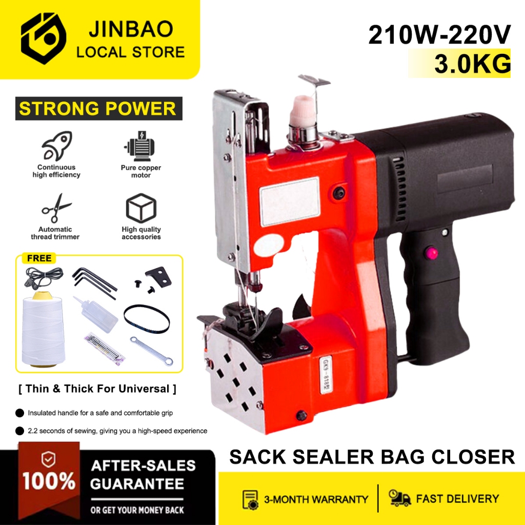 Sack Sealer Bag Closer Sewing Machine Portable Sack Sewing Machine Hand ...