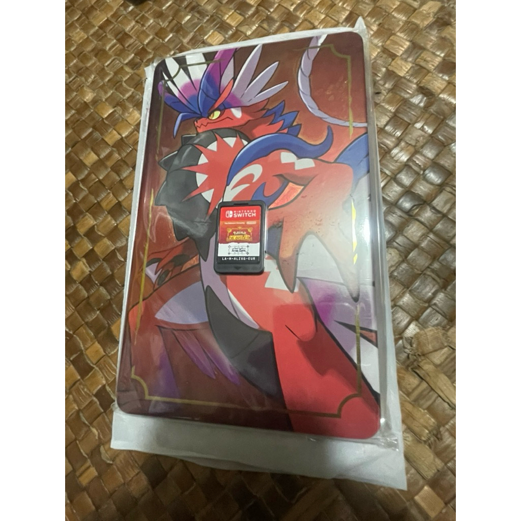 Nintendo Switch game Pokemon Scarlet + Hidden Treasure of Area Zero DLC ...