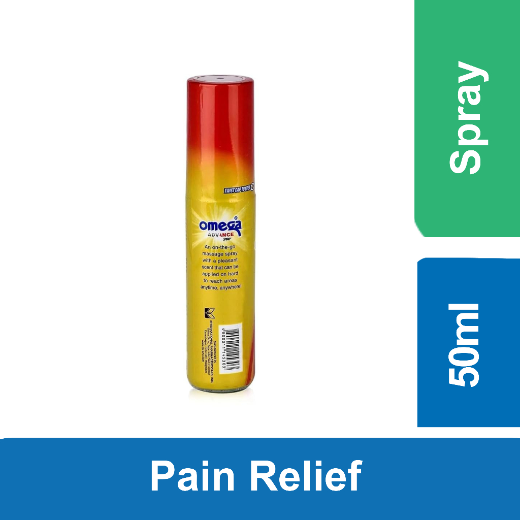Omega Methyl Salicylate & Menthol Advance Spray 50ml | Shopee Philippines