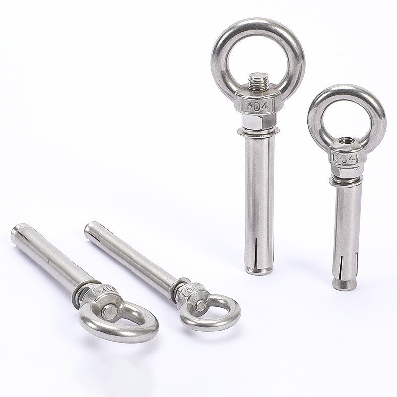 M6 M8 304 Stainless Steel Expansion Bolt Anti-Loose Sheep Eye Pull Screw Belt Expansion Screws ...