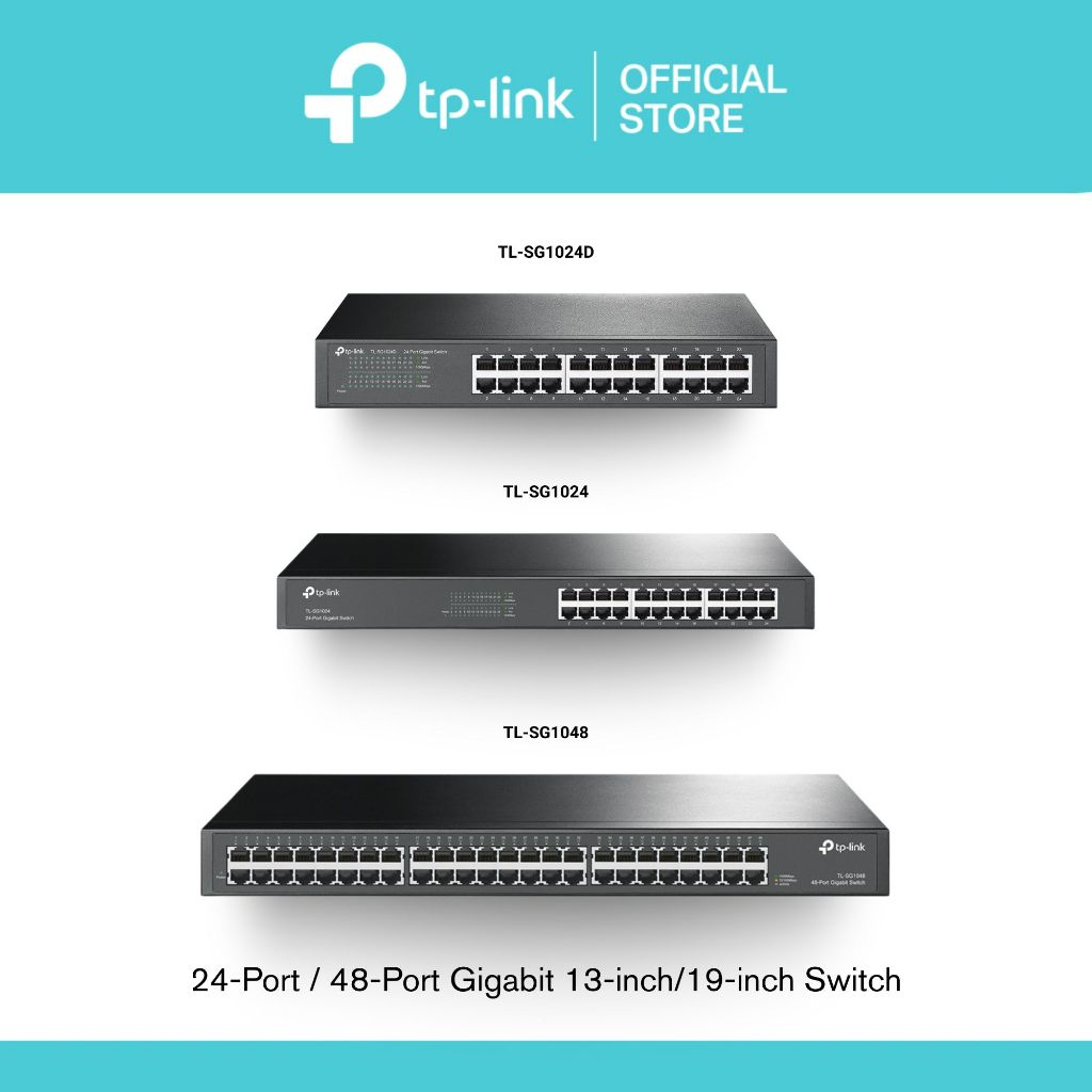TP-Link | TL-SG1024D/TL-SG1024/TL-SG1048 | 24-Port/48-Port | Switch Hub ...