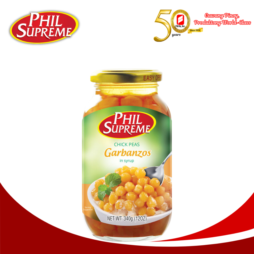 Phil Supreme Chick Peas Garbanzos (Sweet Preserves) - 12oz | Shopee ...