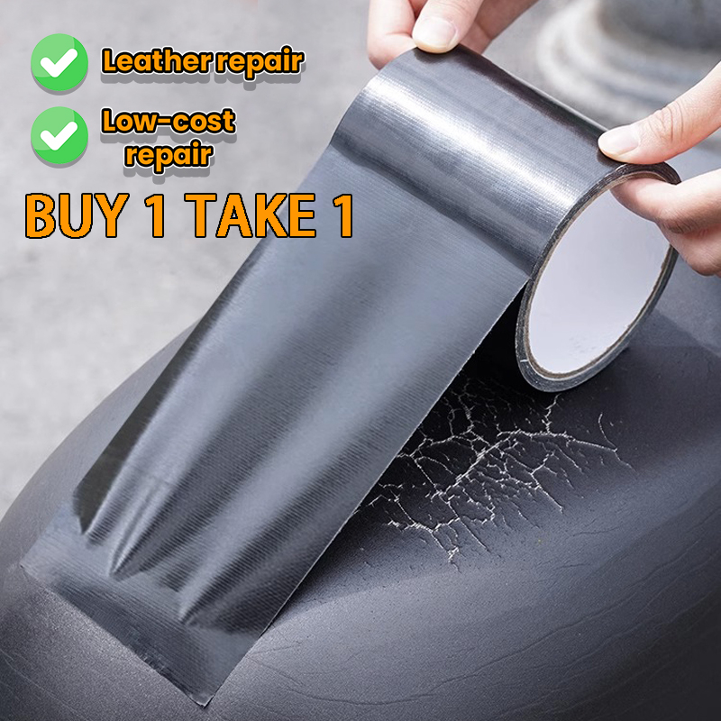 Self-Adhesive Leather Repair Tape Black – Strong Self-Adhesive Backing ...