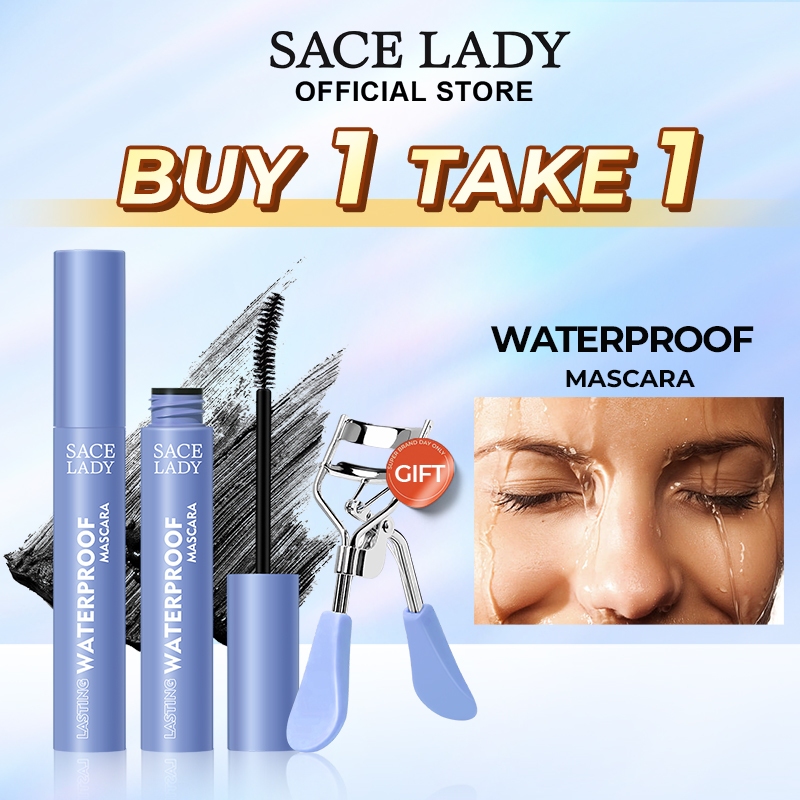 SACE LADY Mascara Kit Waterproof Long-lasting Volumizing Curling ...