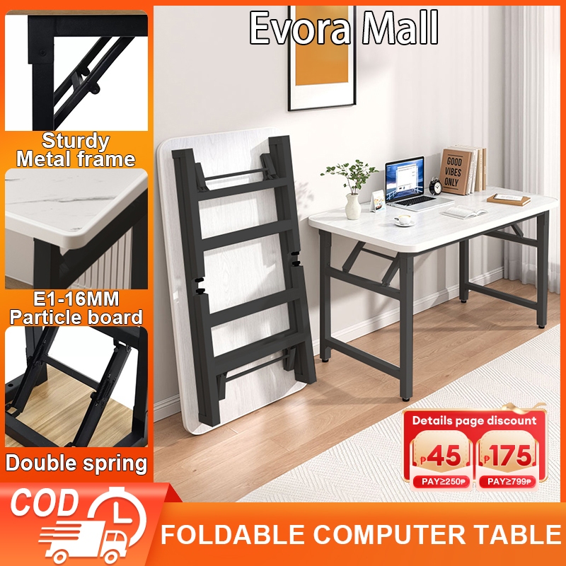 Evora Foldable Table Desk For Dining Computer Study Desk Multipurpose ...