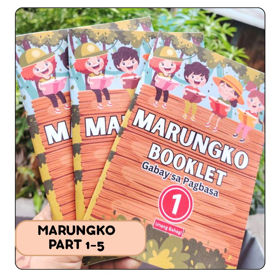 Marungko Booklet 1-5 Bahagi | Unang Hakbang Sa Pagbasa | Marungko Approach | A5 size | Booklet ...