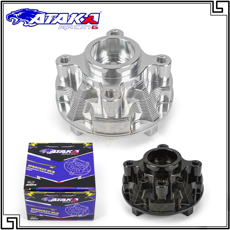 ATAKA CNC Sprocket Hub /Plunge Hub / Flange Hub 4 Holes Raider150 Carb ...