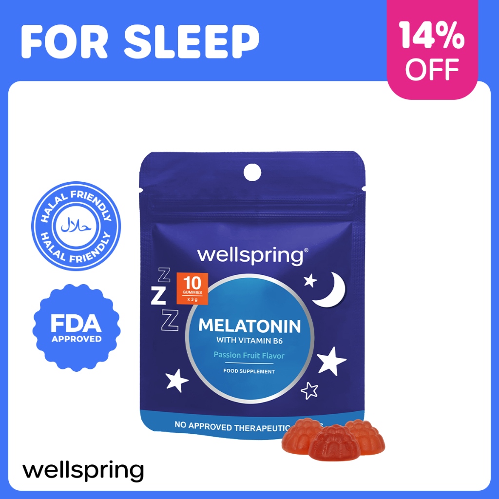 Wellspring Melatonin Gummies for Improve Sleep Quality Relieve Stress ...