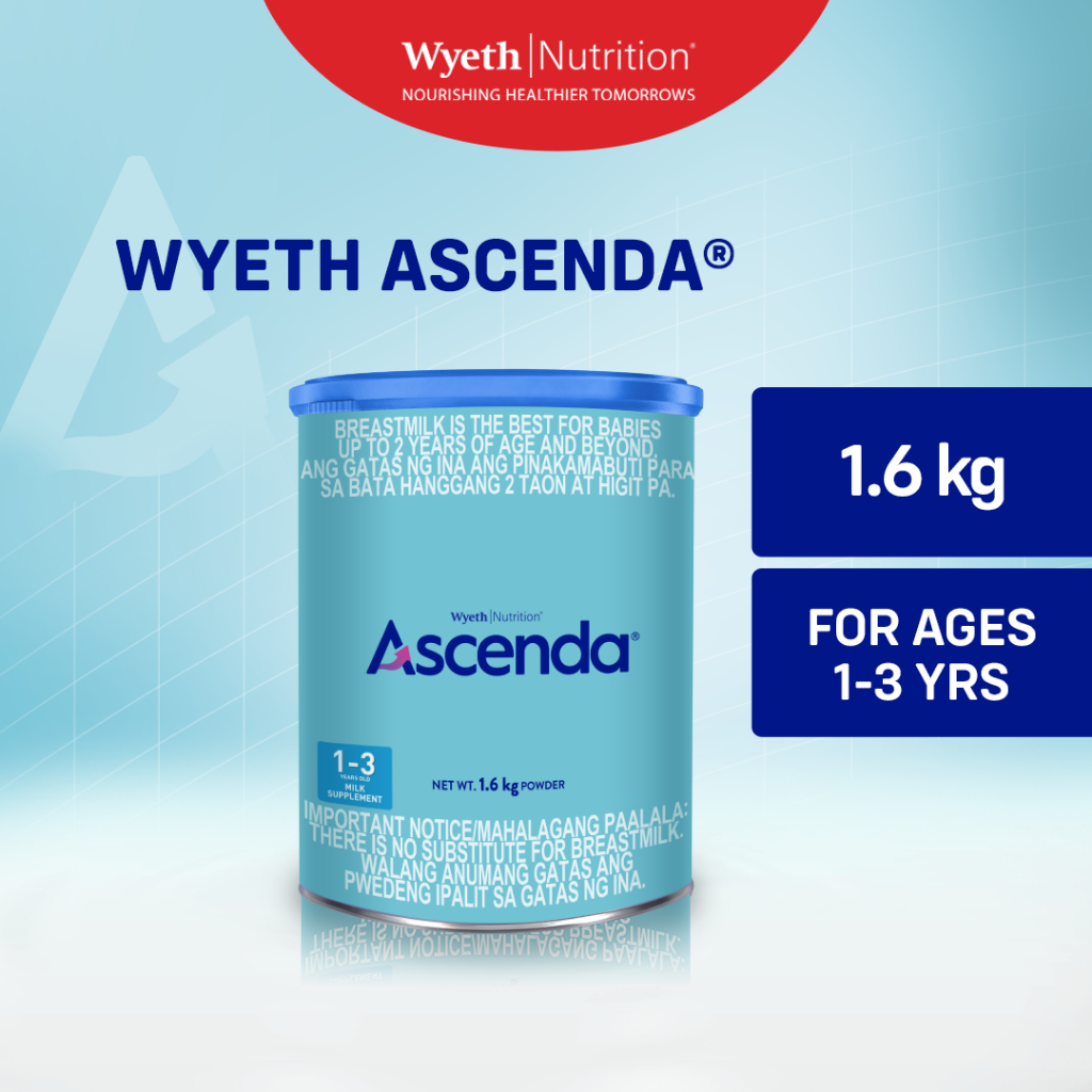 Wyeth Nutrition® ASCENDA® 3 Milk Drink for Toddlers 1 to 3 years old 1 ...