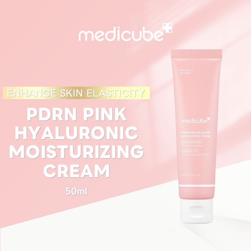 Medicube PDRN Pink Hyaluronic Moisturizer Cream 50ml | Skin Barrier | Niacinamide | Moisturizing ...