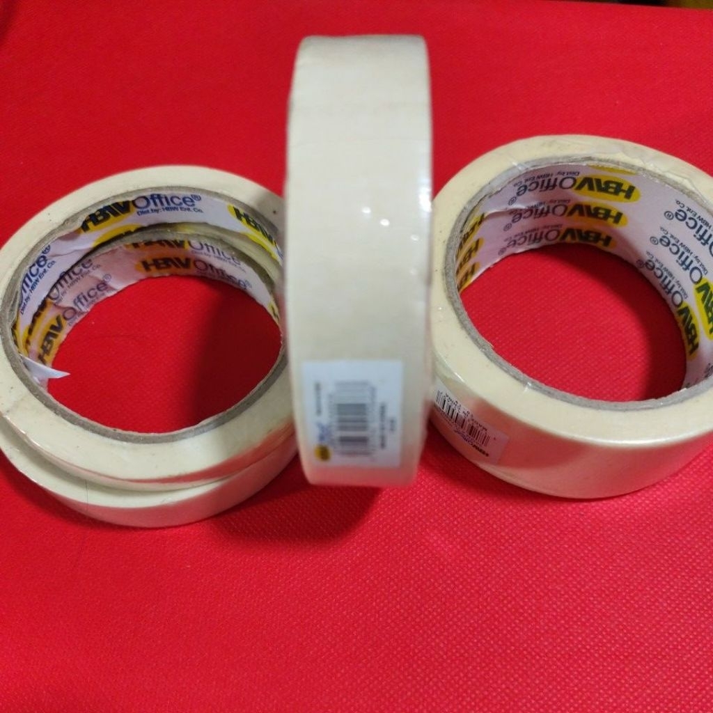 HBW office maskin tape 1inch 25meters in one roll | Shopee Philippines