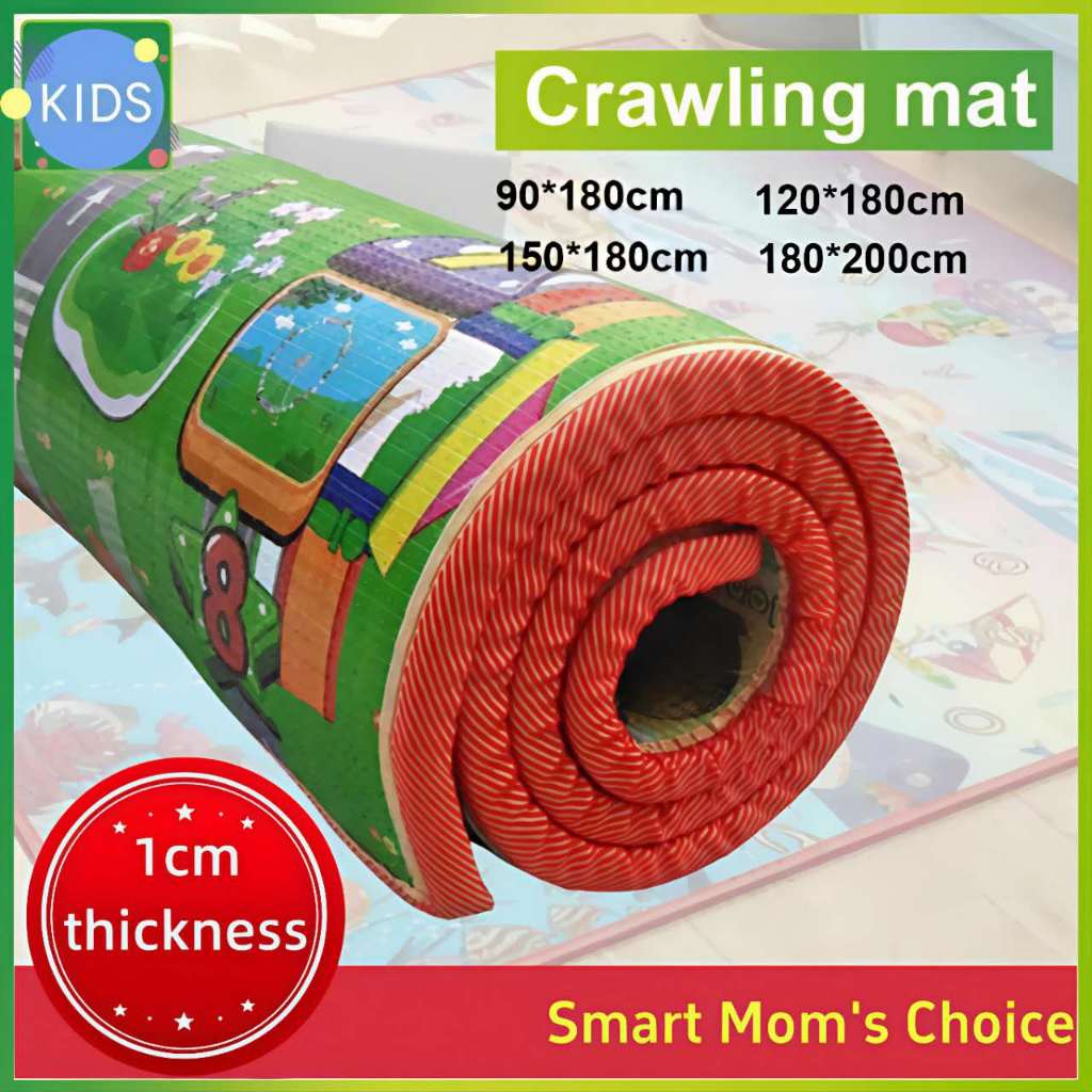 (COD)play mat for baby Foldable playmat thick foam family size Game ...
