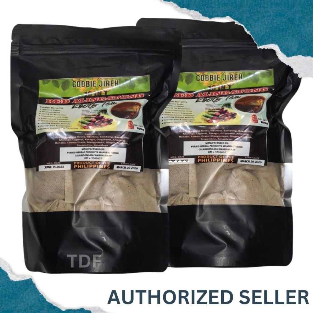 2 Pouches 16 in 1 Albay Organic Red Alingatong Natural Roots Herbal Tea ...