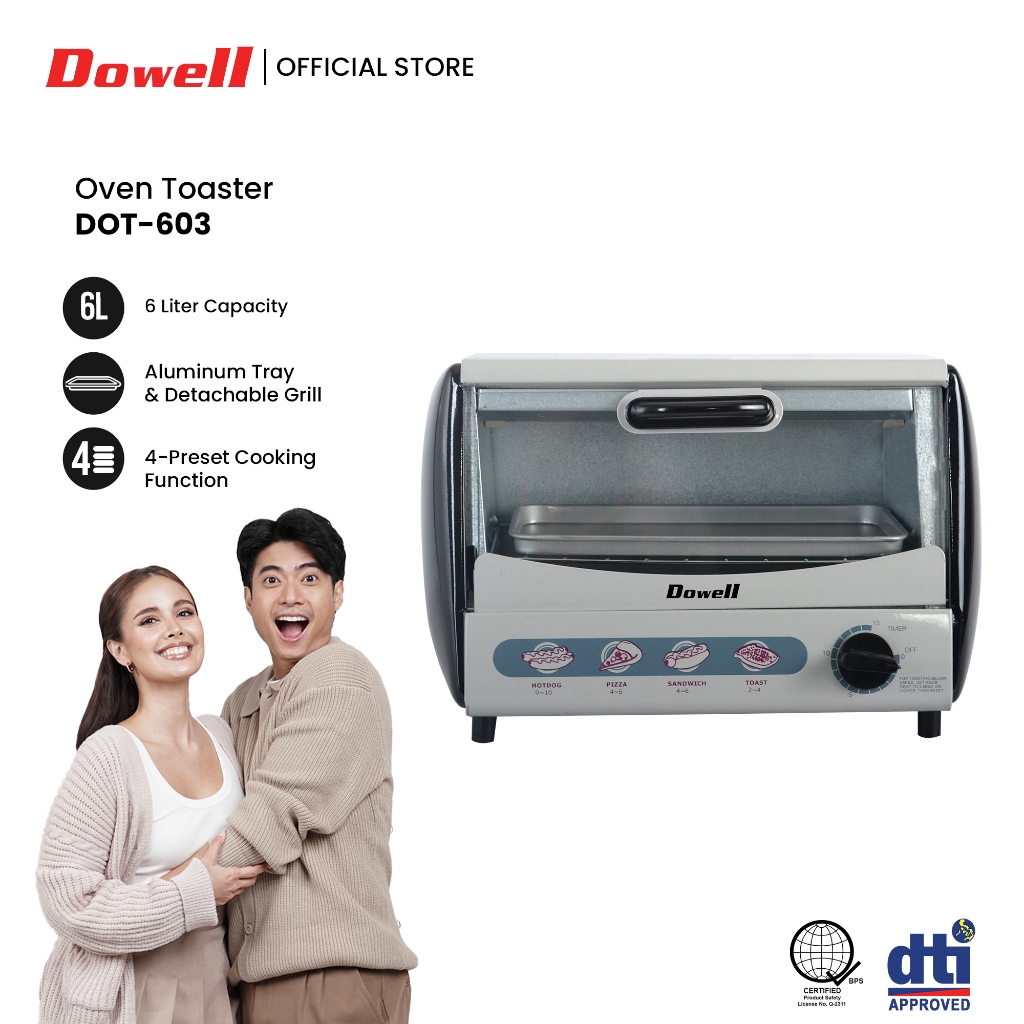 Dowell 6L Electric Oven Toaster | DOT-603 | Shopee Philippines