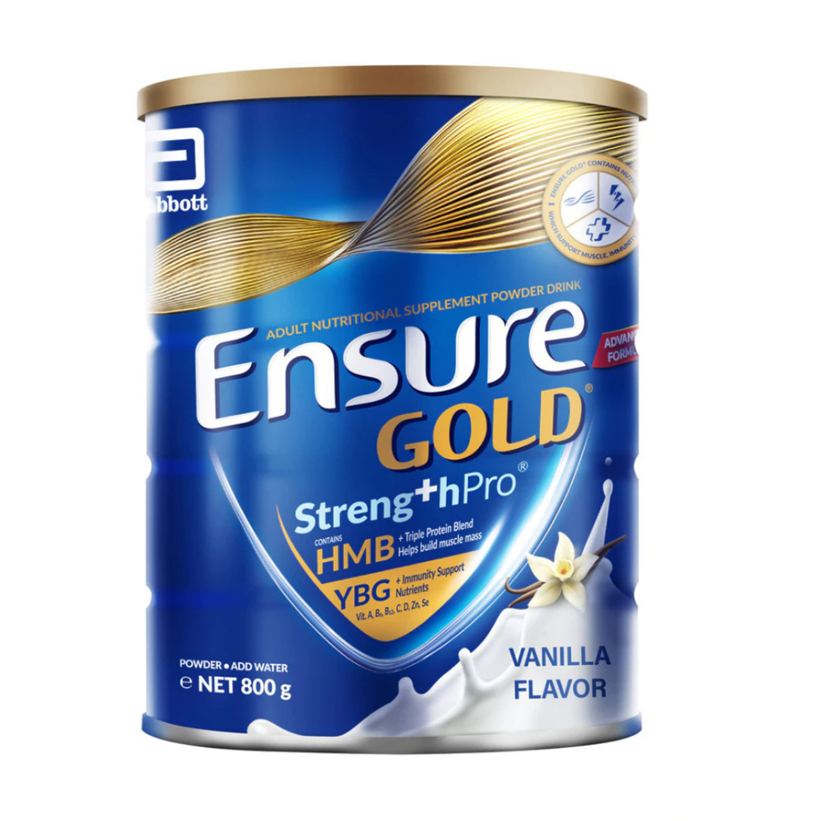 Ensure Gold StrengthPro Vanilla 800g - EXP: OCT 2026 - Ensure Vanilla ...