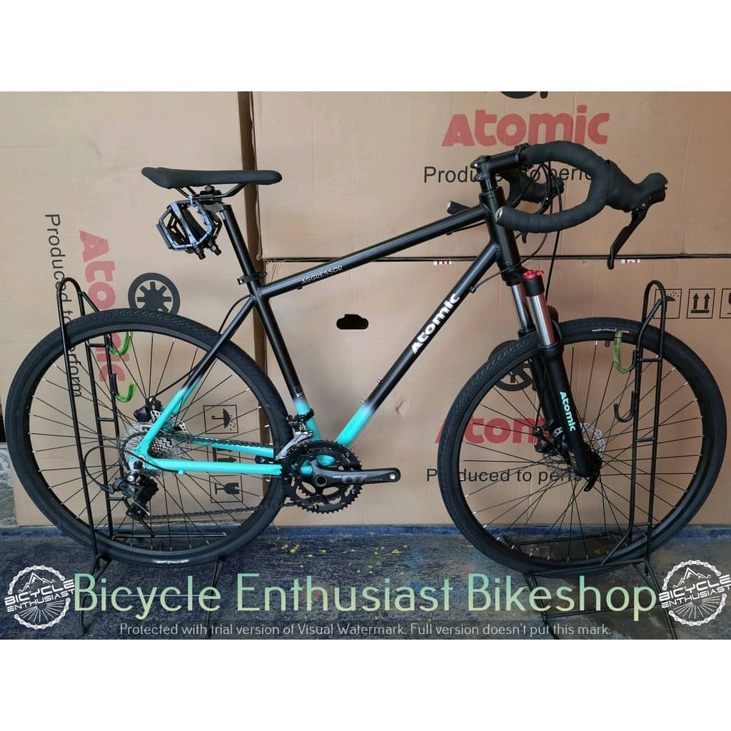 Authentic Atomic Aggressor Hybrid Gravel Bike 700C Cyclocross Bicycle ...