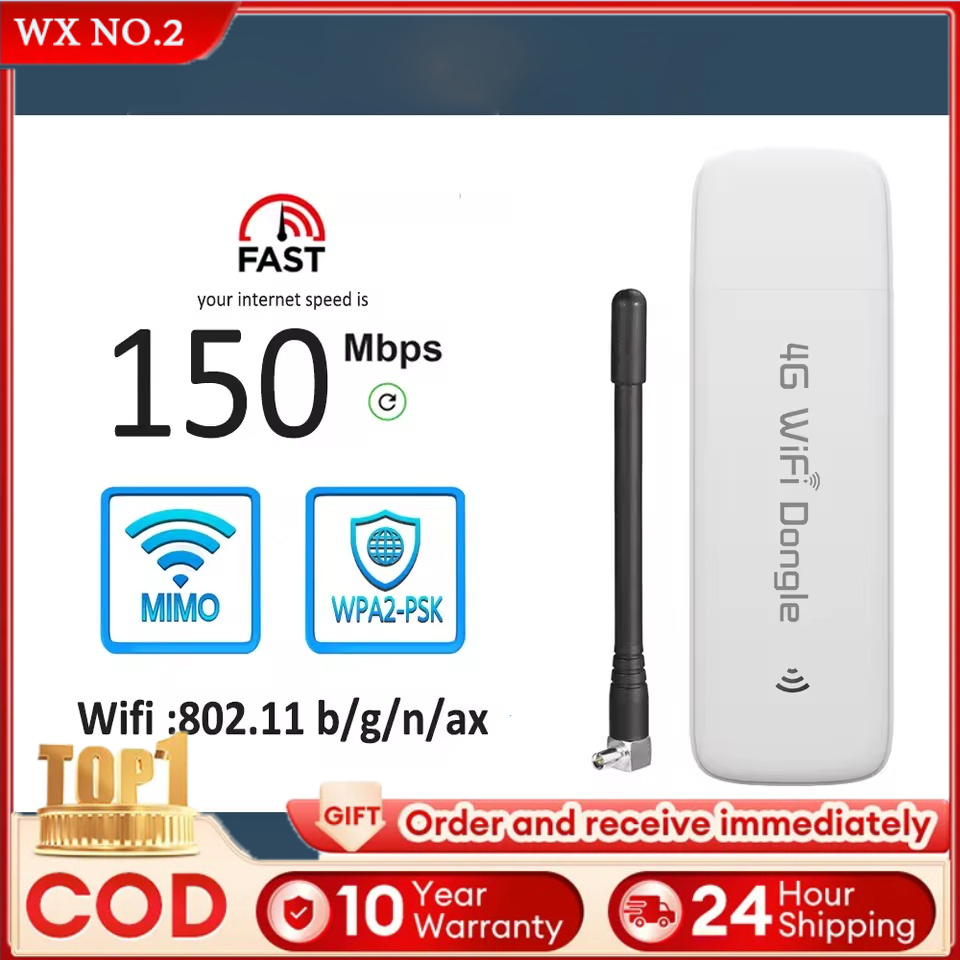 【MF90】4G Portable WiFi Router with Antenna Interface, 150Mbps Wireless ...
