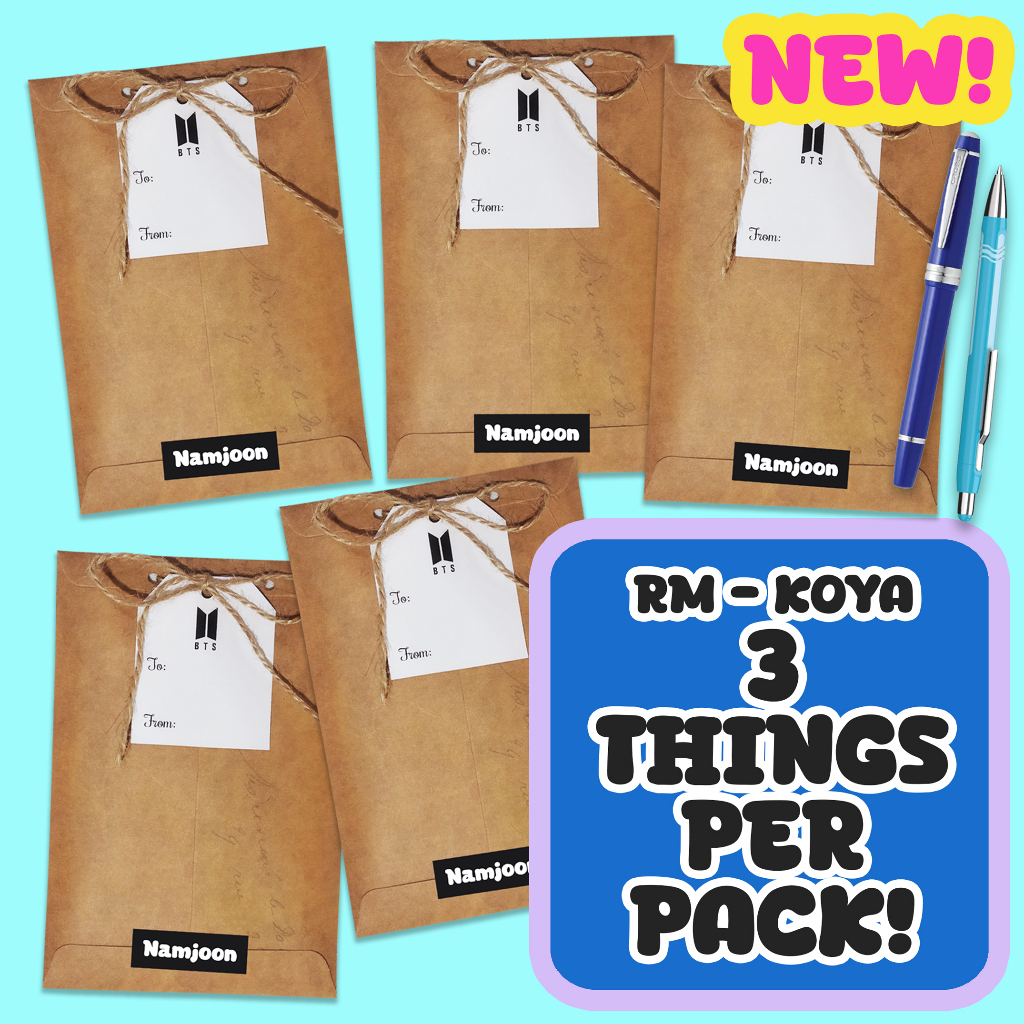 KPop Kim Namjoon K0ya R*M Vintage Micro Gift Packs (3 Things/Pack ...