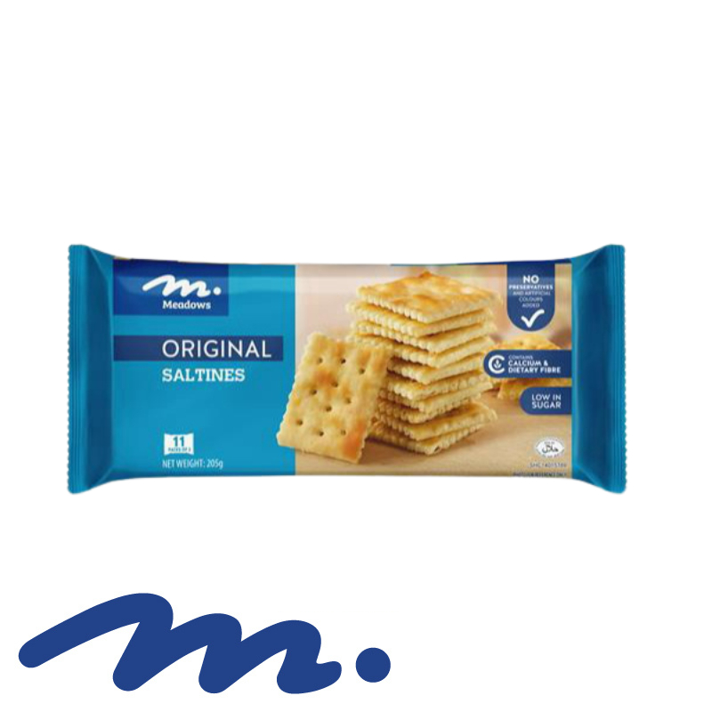 Meadows Original Saltines 205G | Shopee Philippines