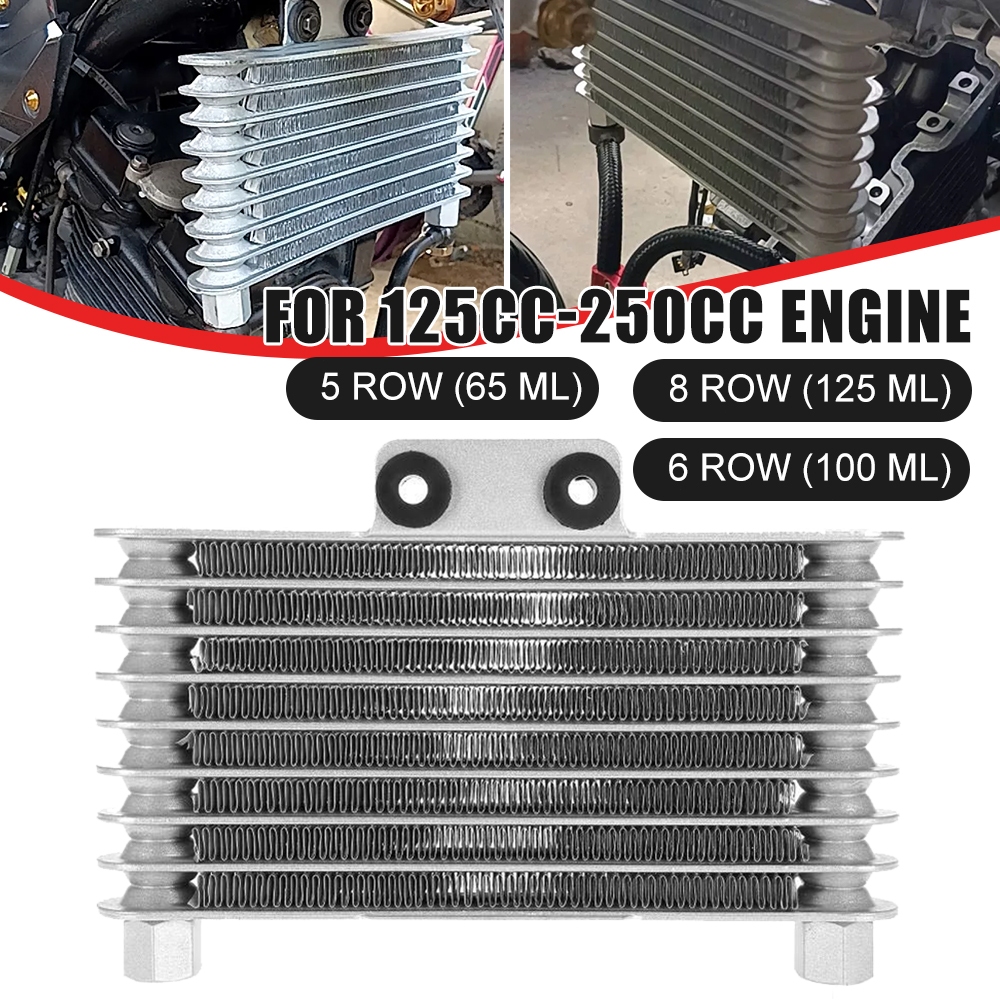 Original Oil Cooler With Free Hose Accessories 6 Row 8 Row RAIDER 150 ...
