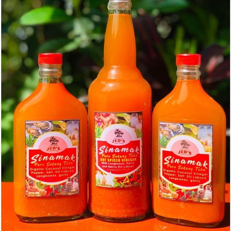 JED'S Vinegar Spicy Special Sinamak (375ml)(850ml) | Shopee Philippines