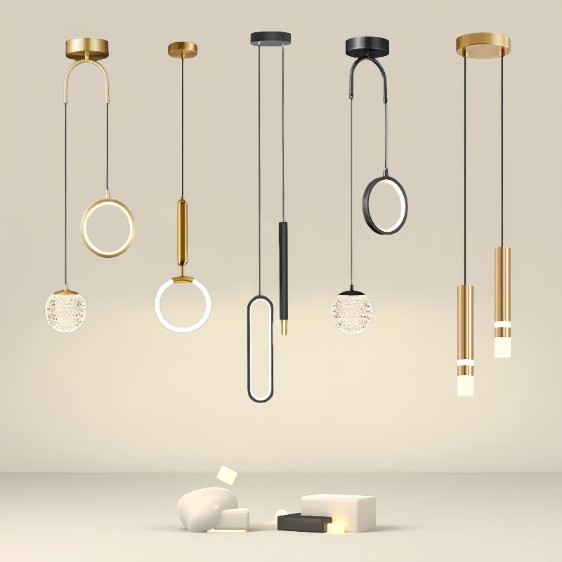 Nordic Modern Chandelier Ceiling Lights Bar Counter Drop Lights Hanging ...