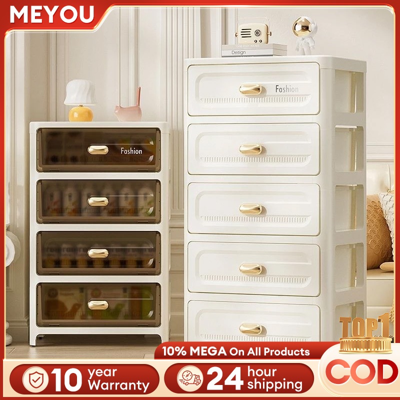 MEYOU Drawer Cabinet For Clothes With Wheels Chest Drawer Cabinet ...
