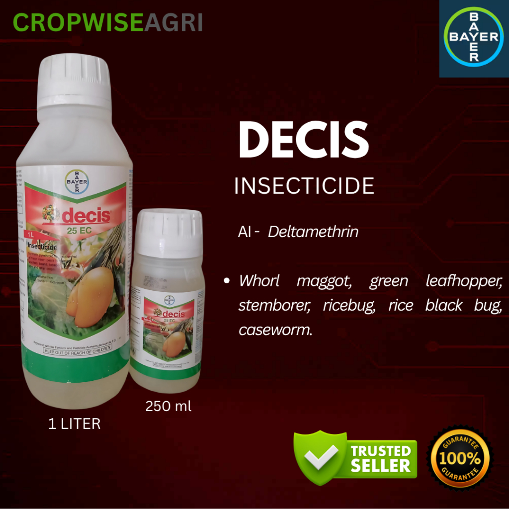 Bayer Decis 2.5EC Liter with FREE Decis 250ml INSECTICIDE | Shopee ...