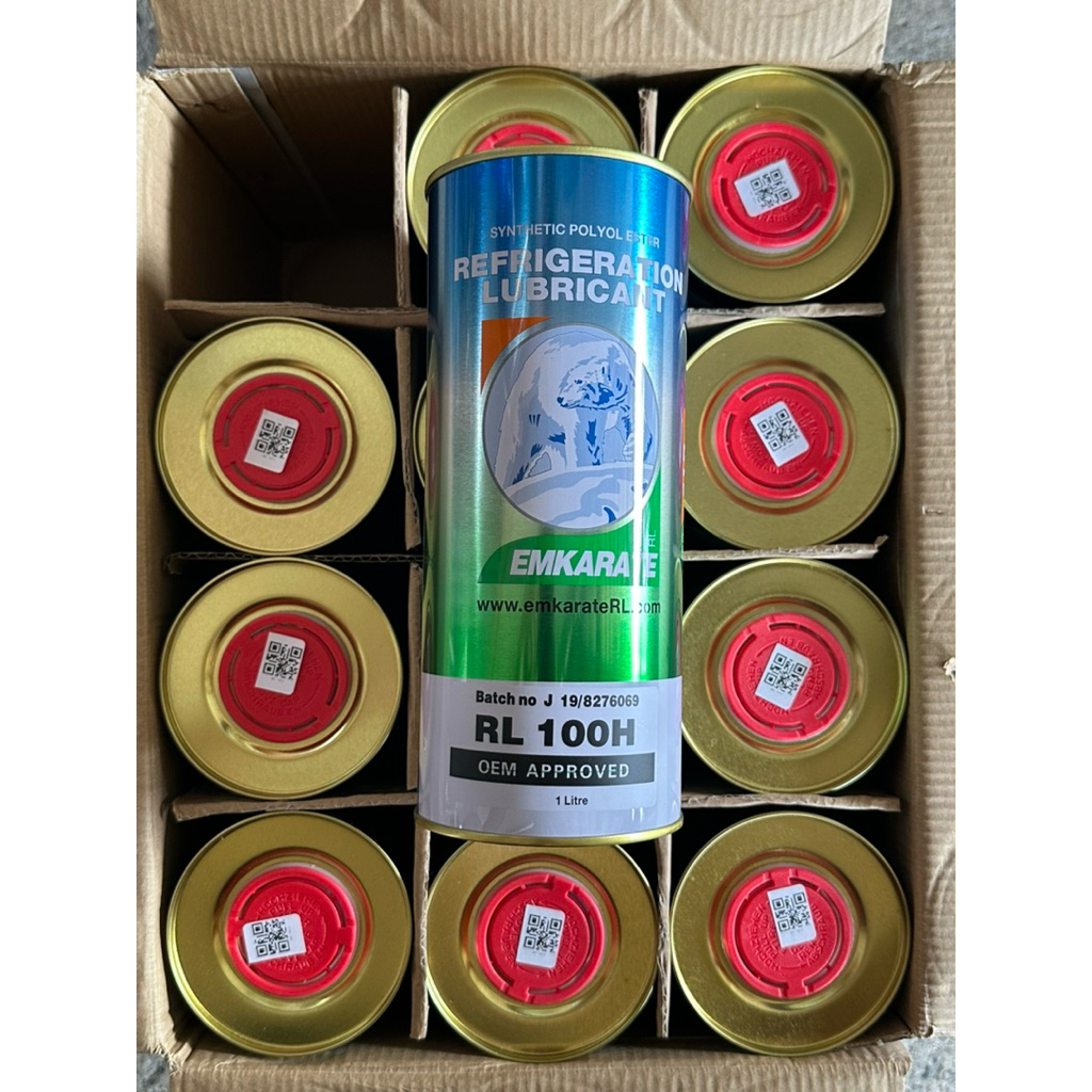 Emkarate Refrigeration Lubricant 1L (1box 12 pcs) | RL100H & RL68H ...