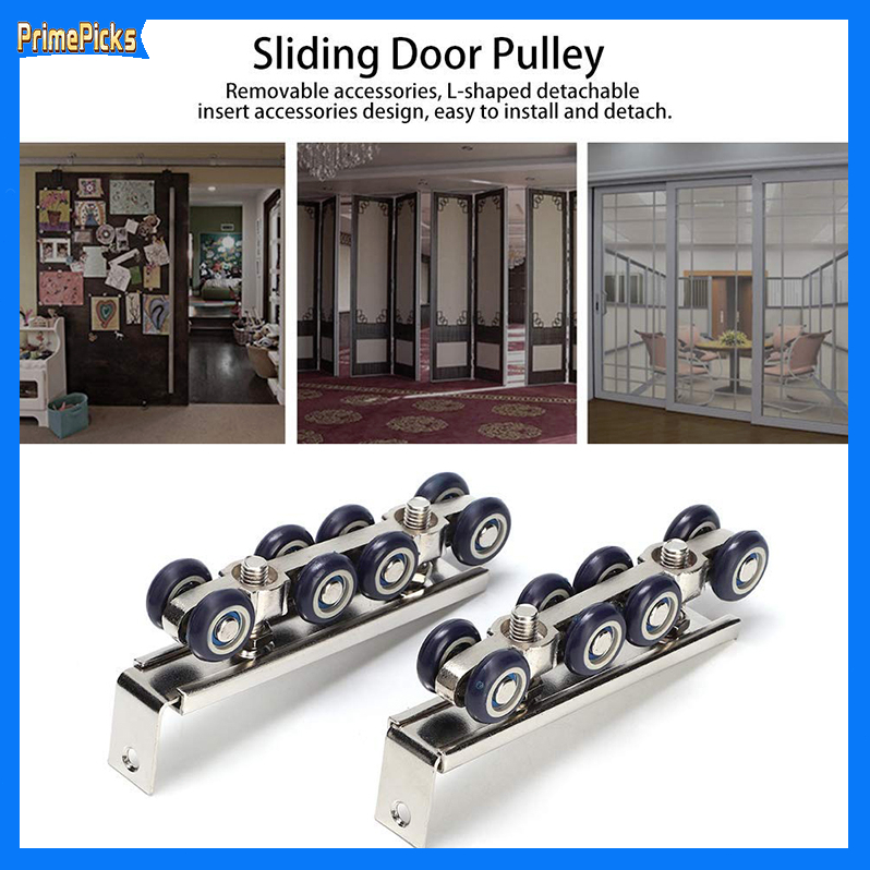 80-100kg Sliding Door Rollers Nylon/Steel Wheel Set with 2m Track ...