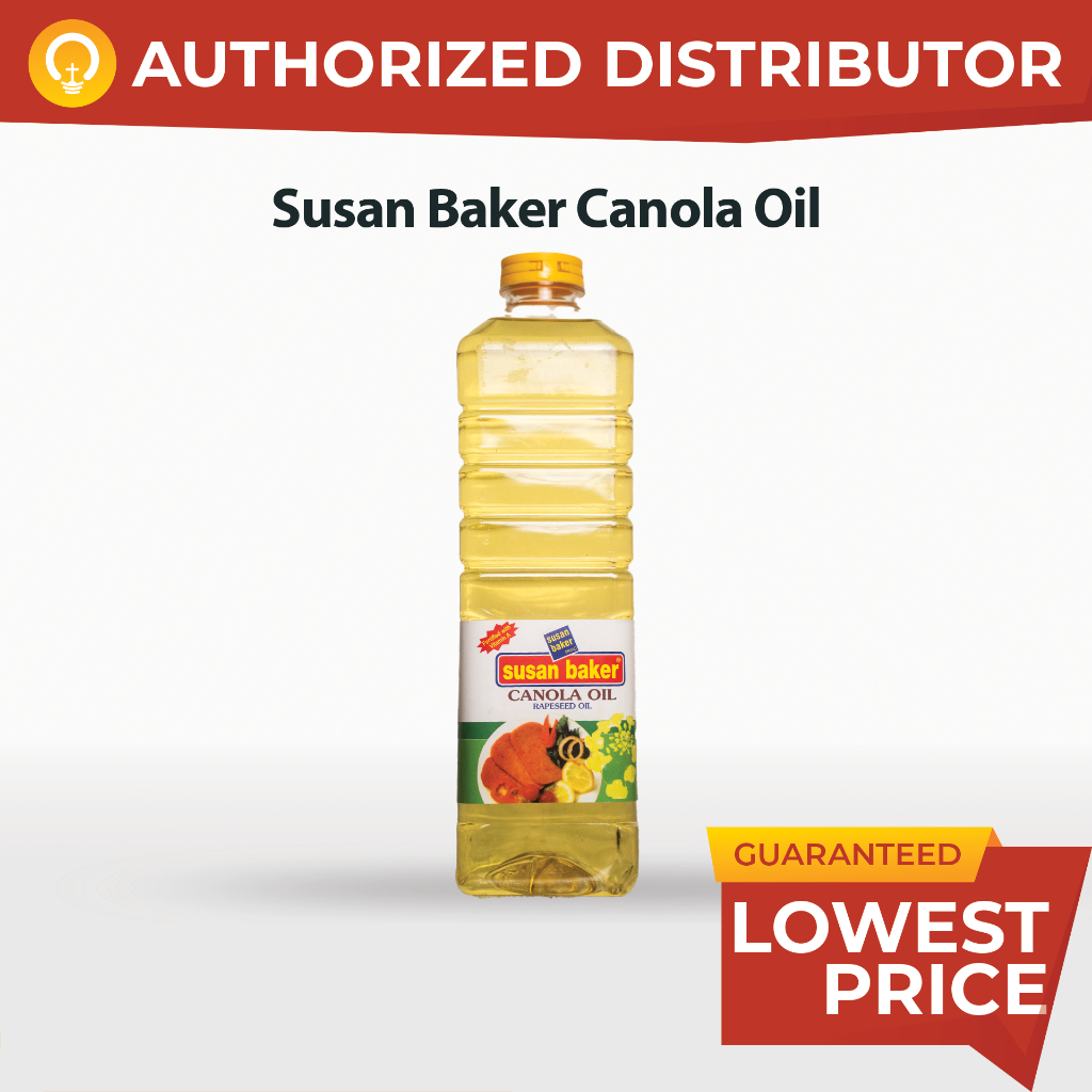 Susan Baker Canola Oil 1L/2L/3L – Light Cooking Oil for Everyday Use ...