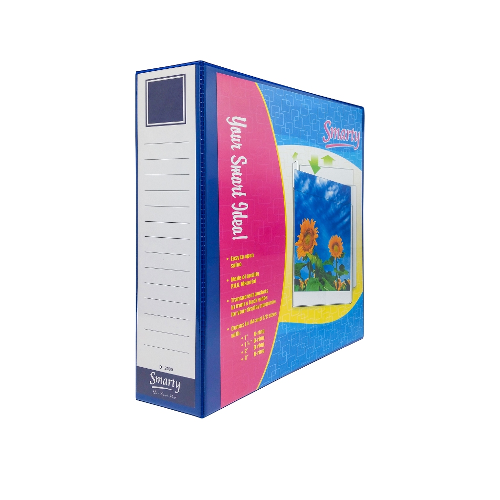 Smarty 2" Inch D-Ring Binder Folder (Short/Long) | Shopee Philippines