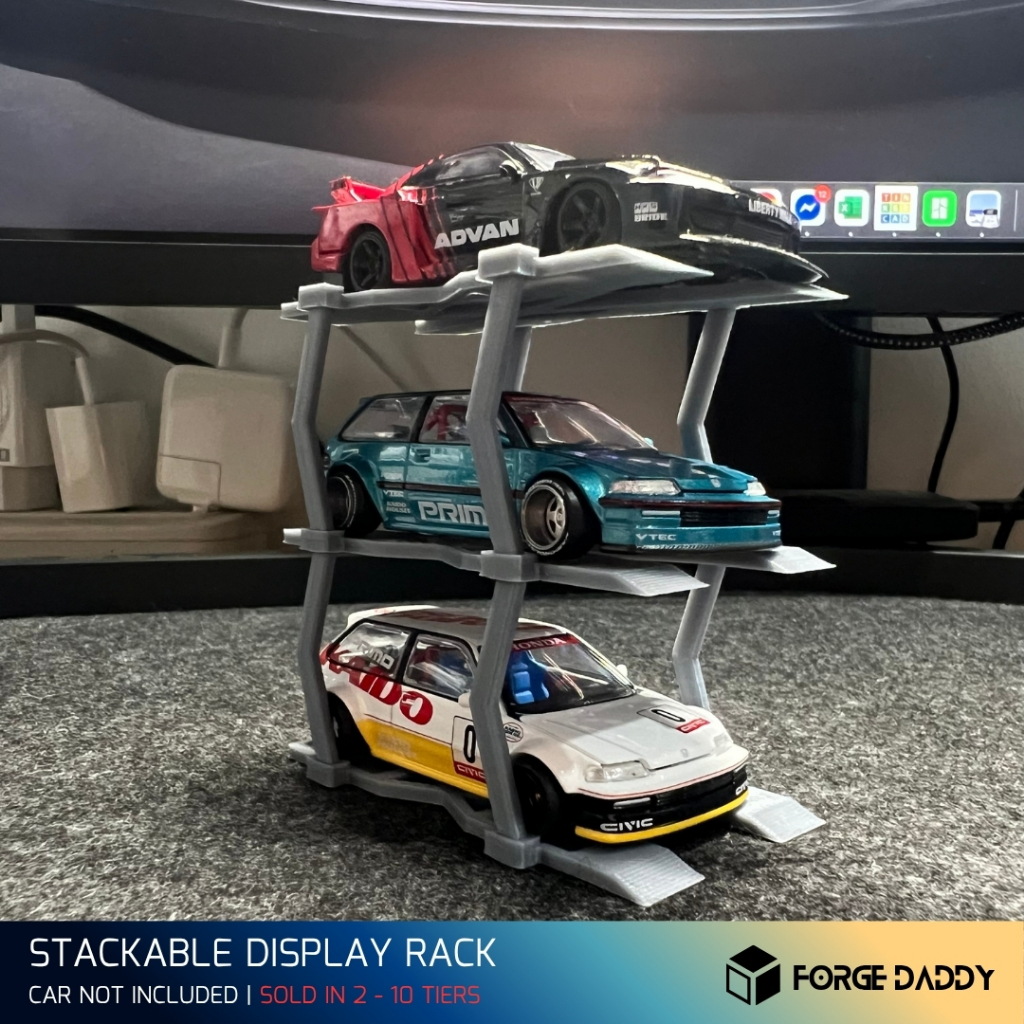 1/64 Stackable Display Rack – Hot Wheels, Matchbox Diecast Stand ...