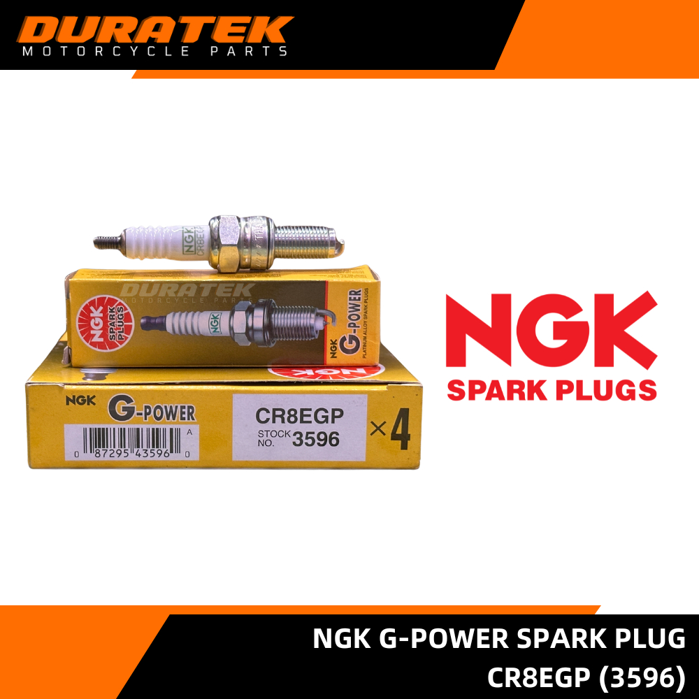 NGK G-Power Spark Plug CR8EGP (3596) | Shopee Philippines