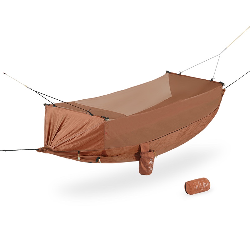NATUREHIKE Anti- Mosquito Hammock || Single Brown | Shopee Philippines