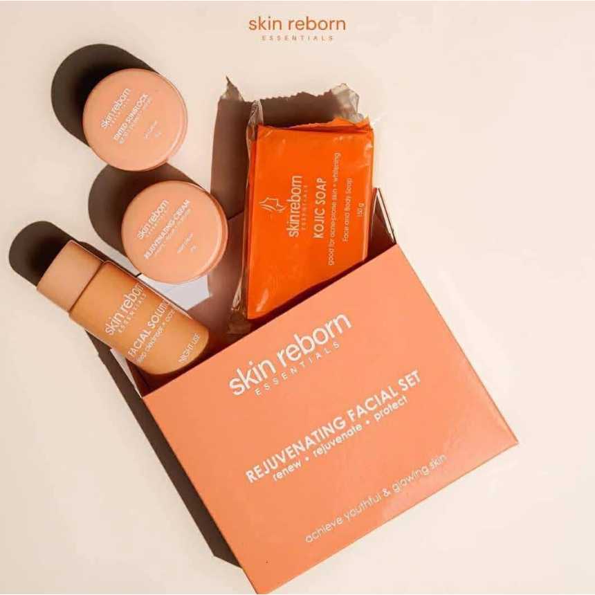 Skin Reborn Rejuvenating Facial Set (Renew, Rejuvenate, Protect ...