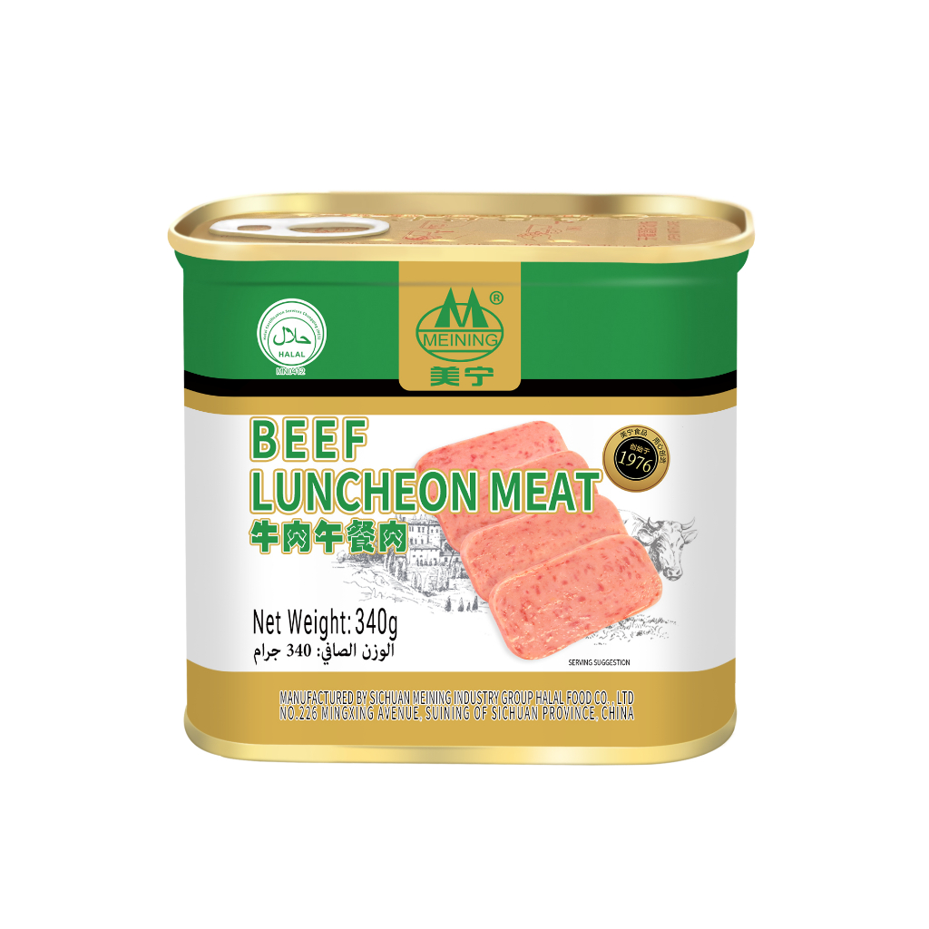 Meining Beef Luncheon Meat 340g | Shopee Philippines