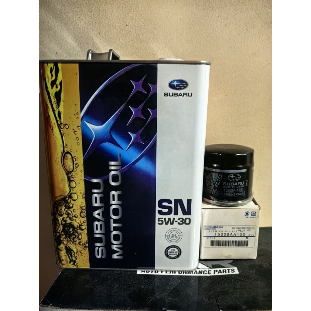 Subaru 5w30 Engine Oil (4L) + Oil Filter (Subaru) | Shopee Philippines