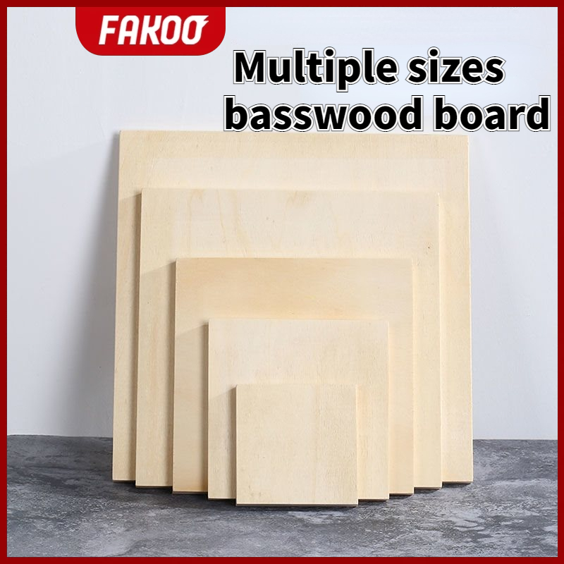 COD 5pcs 6mmx300x300 Basswood planks suitable for DIY house and ship models | Shopee Philippines