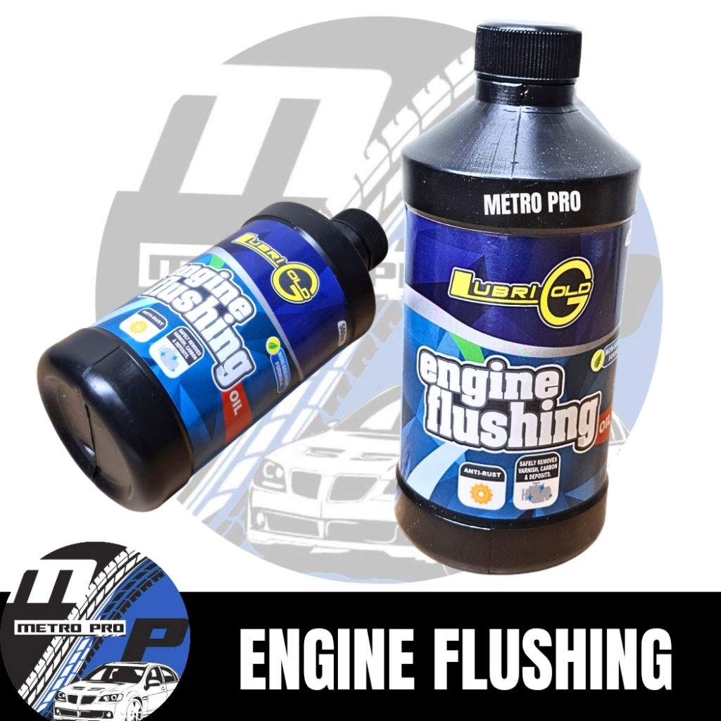 LUBRI GOLD Engine Flushing Oil Non Solvent Formula 500ml | Shopee ...